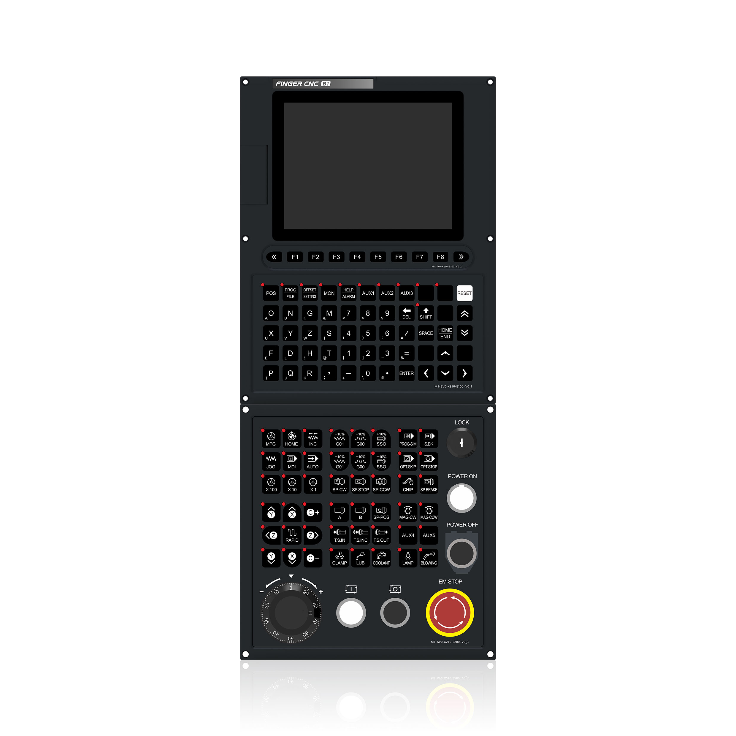 B Series 8-Inch CNC Lathe System (Vertical)_FINGER CNC